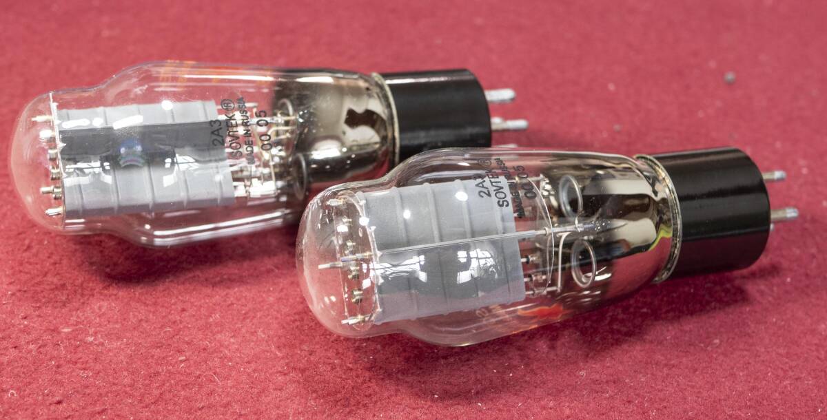 Yahoo!オークション - SOVTEK 2A3 マッチドペアほぼ新品です ②