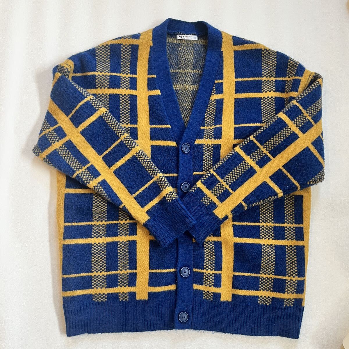 Yahoo!オークション - ZARAメンズカーディガン 人気デザイン 古着