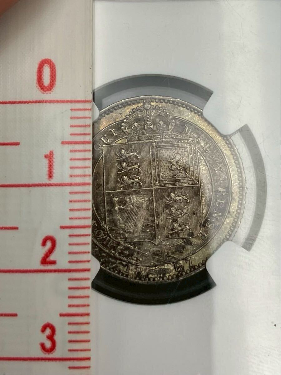 Yahoo!オークション - 森岡 11月 No.47 イギリス 1シリング 銀貨 NGC M...