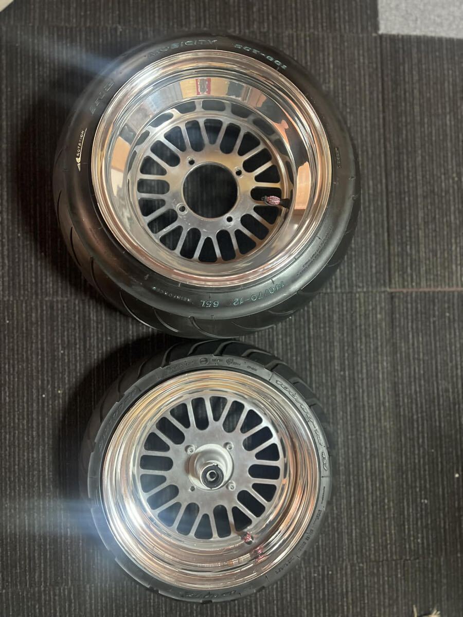 Yahoo!オークション - AF58 ズーマー スクーピー ホイルセット 12イン...