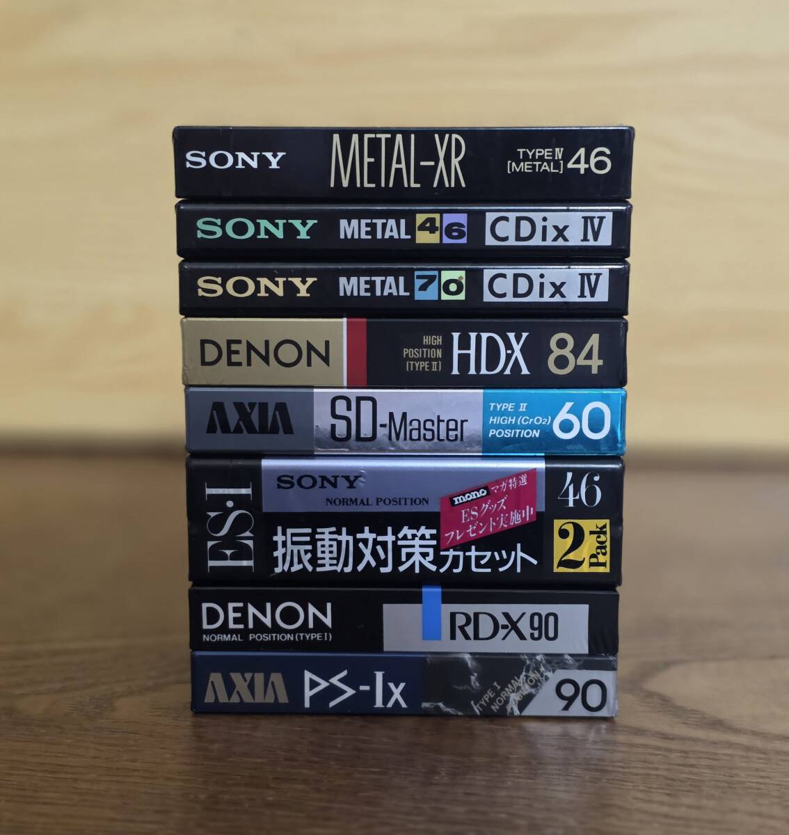 Yahoo!オークション - SONY DENON AXIA メタル ハイポジ ノーマル カセ...