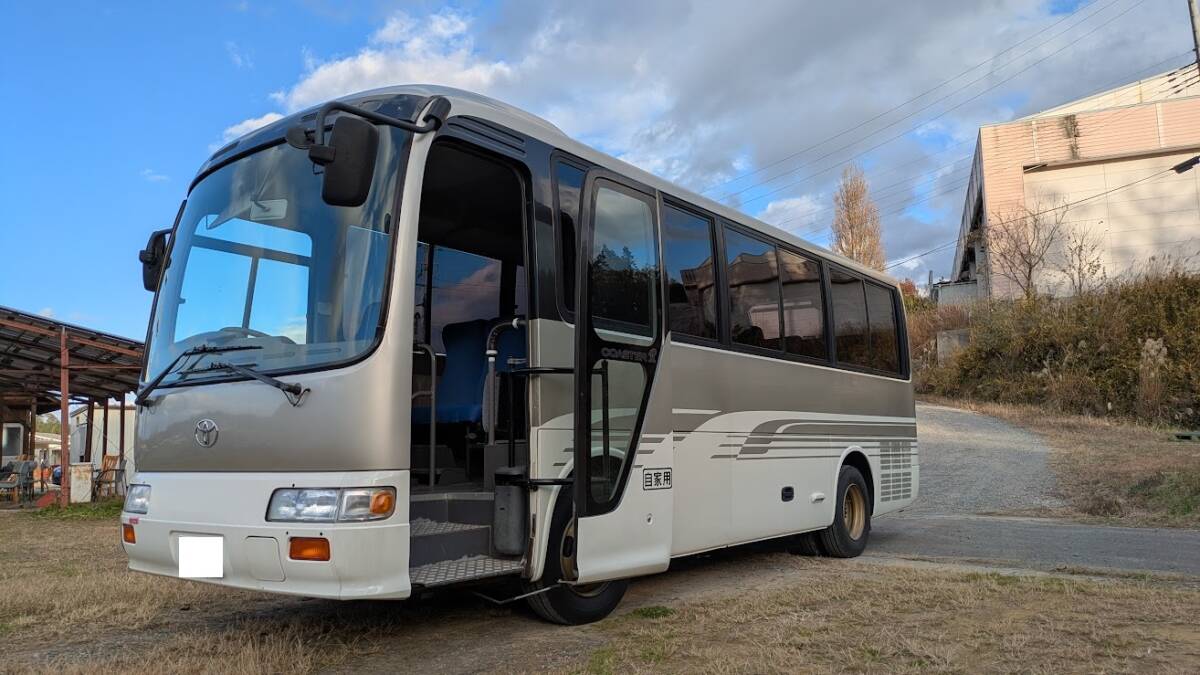 Yahoo!オークション - 車検令和8年10月まで コースター29人乗り ...