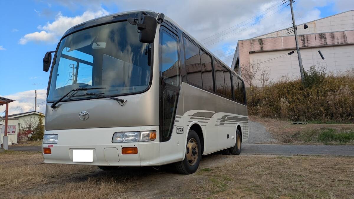 Yahoo!オークション - 車検令和8年10月まで コースター29人乗り ...