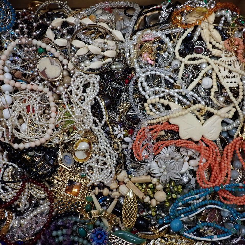 Yahoo!オークション - FK-5804 イミテーションアクセサリー 約10kg 本...