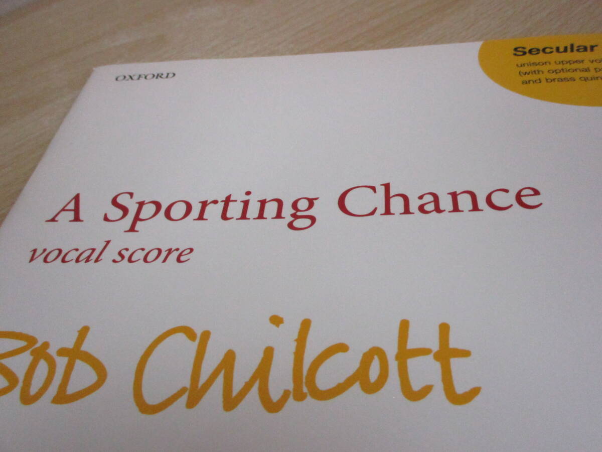 Yahoo!オークション - A225 [洋書・楽譜] A Sporting Chance vocal sco...