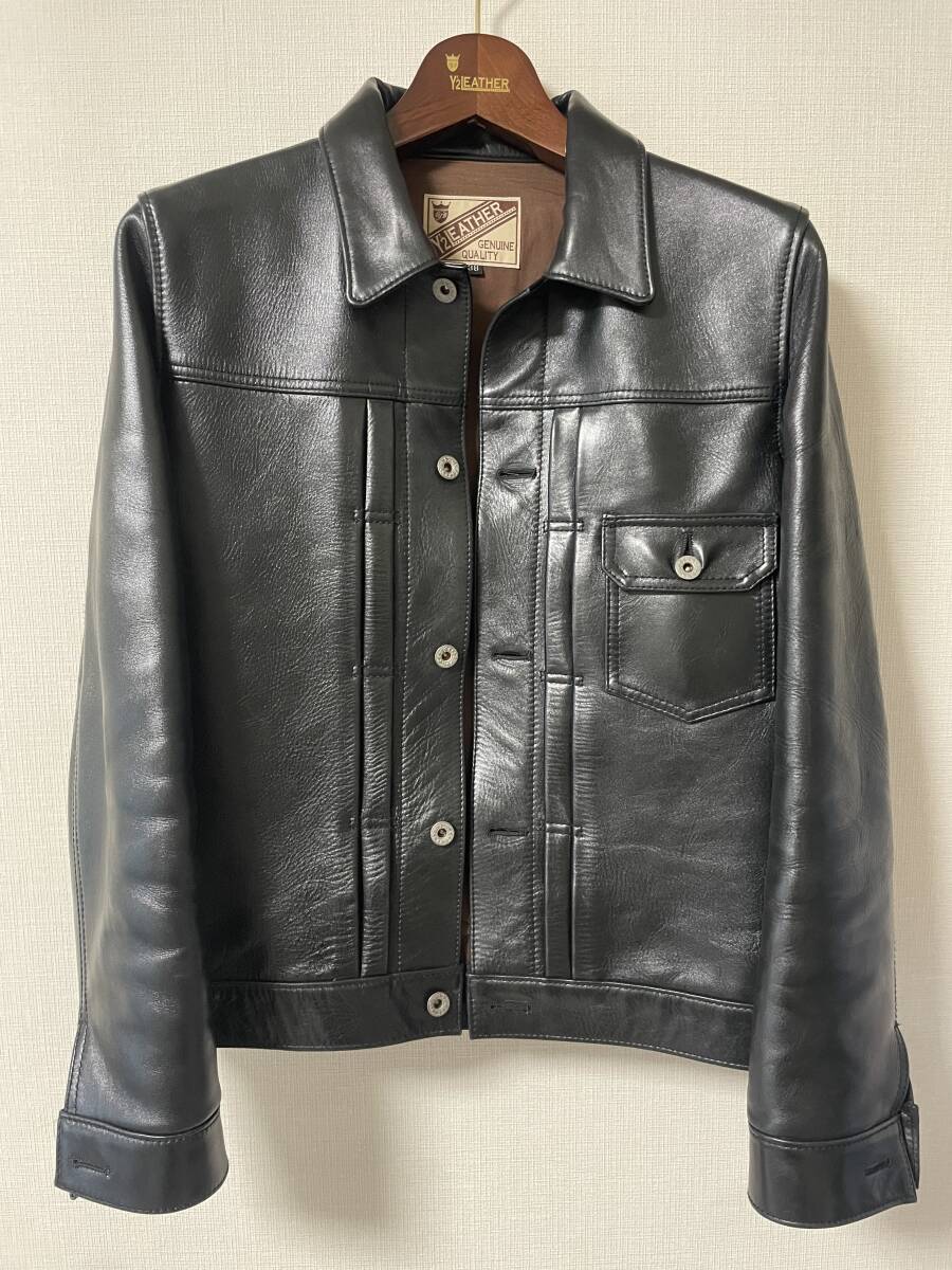【樂淘letao】日本代購代標第一品牌－ワイツーレザー(Y'2 LEATHER)_レザージャケット・Gジャン