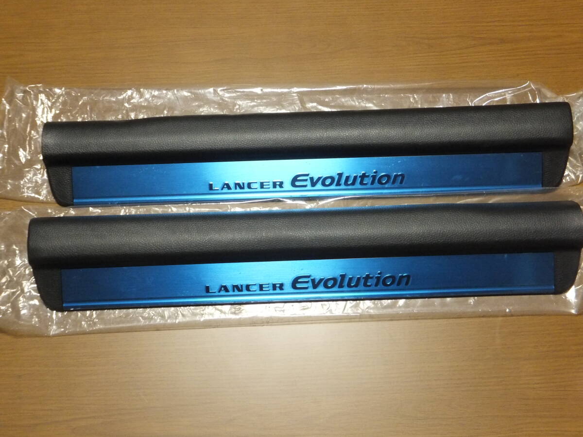 Yahoo!オークション - 【新品同様】三菱純正 ランエボ9MRスカッフプレ...