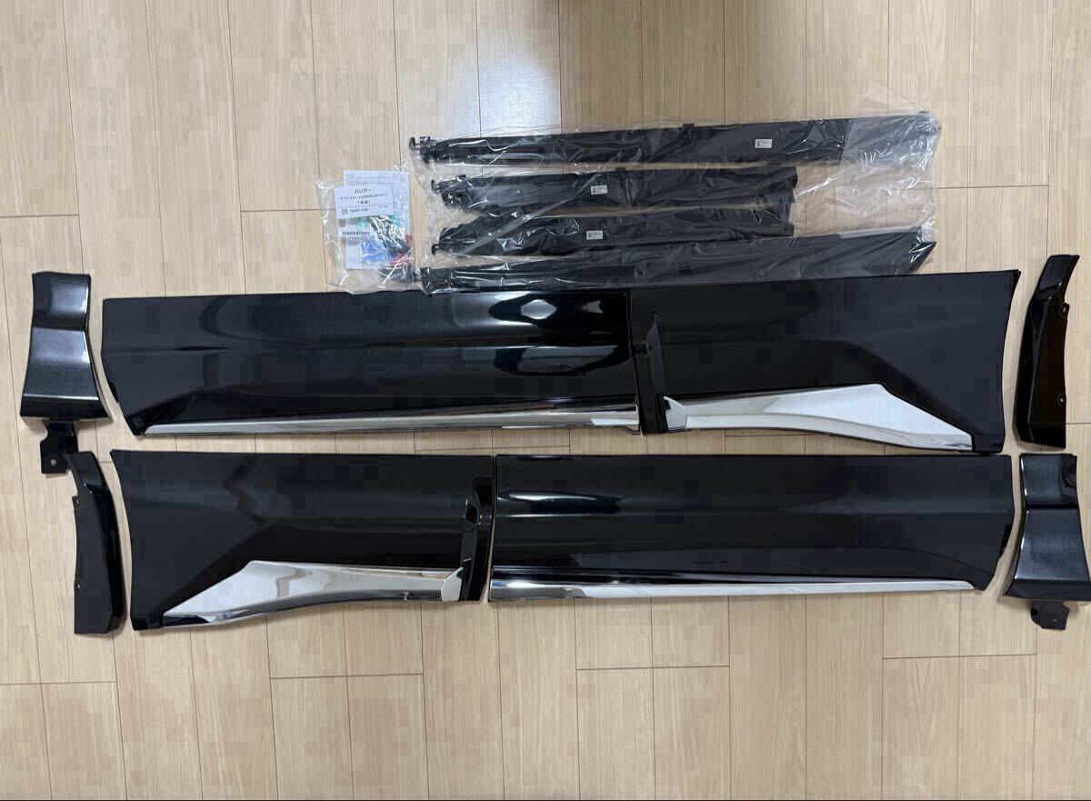 【樂淘letao】日本代購代標第一品牌－新品 未使用 80ハリアー モデリスタ1台分左右一式セットモデリスタ サイドスカート GRAN BLAZE 219ブラック MODELLISTA