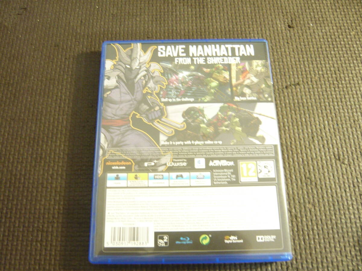【樂淘letao】日本代購代標第一品牌－海外版PS4ソフト《Teenage Mutant Ninja Turtles: Mutants in Manhattan》中古