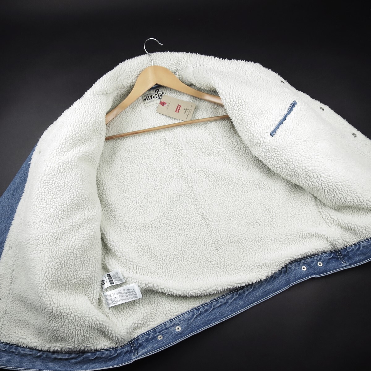 【樂淘letao】日本代購代標第一品牌－新品 ★ Levi’s リーバイス SILVERTAB シルバータブ SHERPA TRUCKER JACKET A318/000 MEDIUM ...