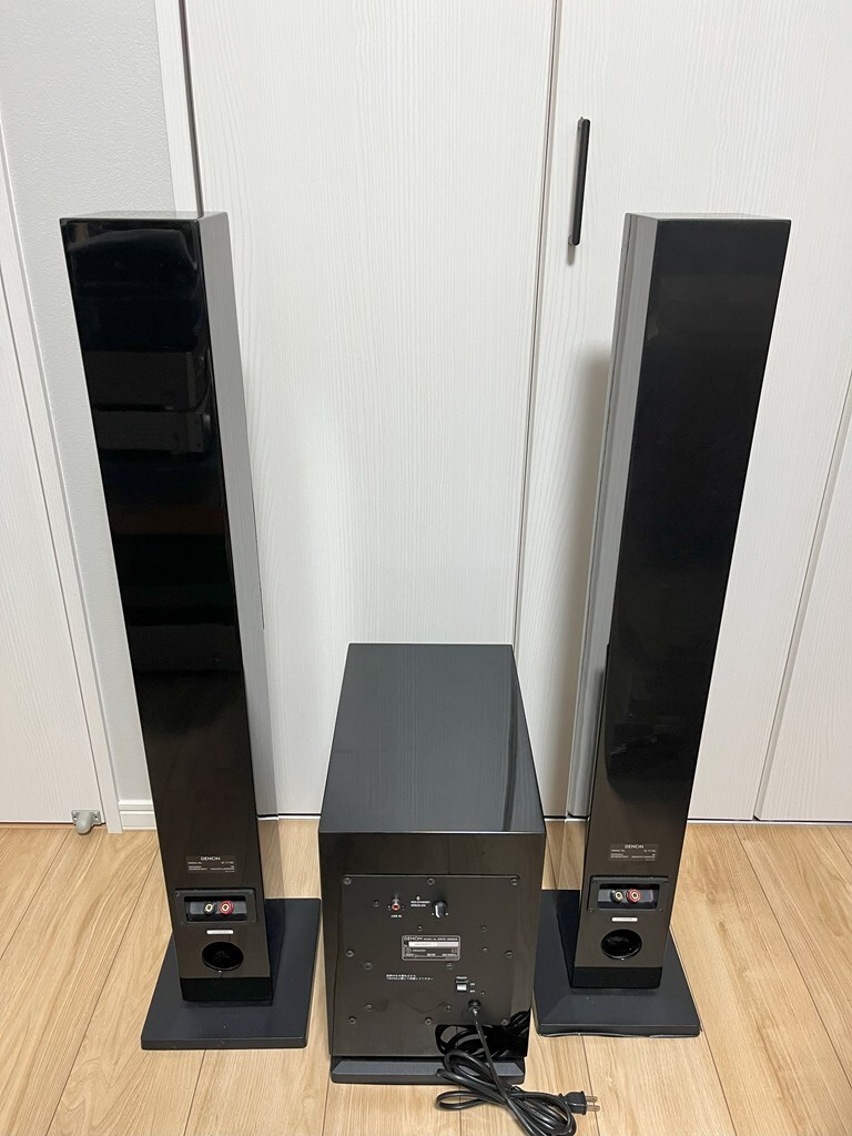 Yahoo!オークション - DENON スピーカー サブウーファー セット ホーム...