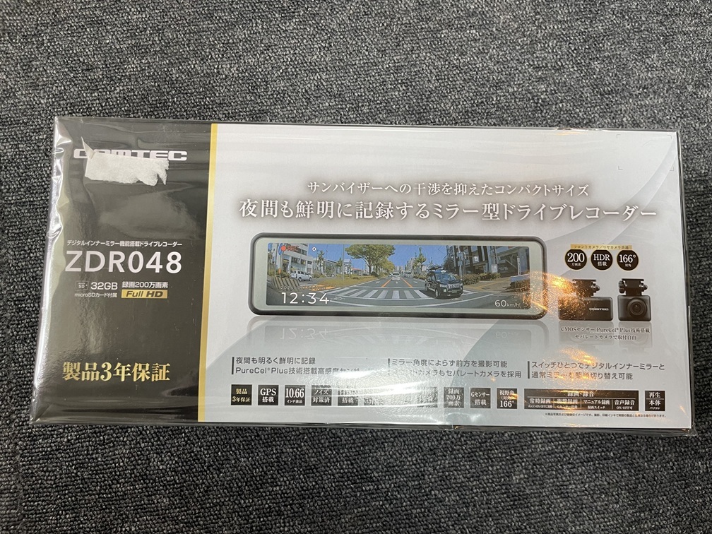 Yahoo!オークション - コムテックドライブレコーダー ZDR048 新品未...