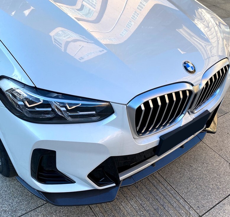 Yahoo!オークション - スポーティ全開 BMW カーボン ルック フロントバ...