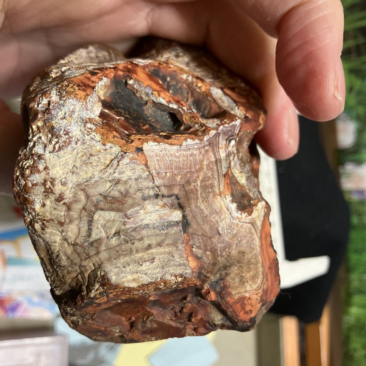 Yahoo!オークション - C1123-赤瑪瑙820g