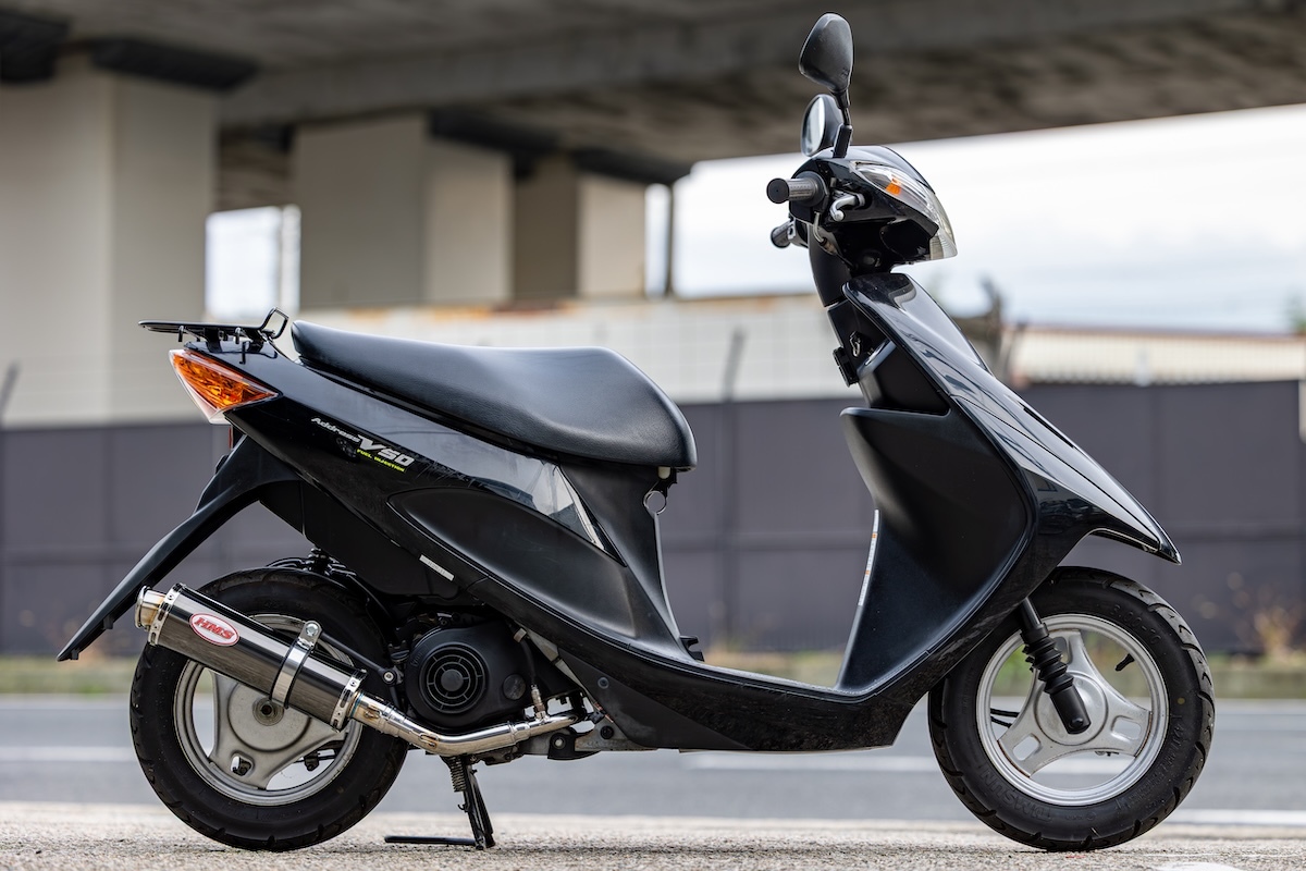 Yahoo!オークション - アドレスV50 (JBH-CA44A) HMS製 B2Xマフラー ブ...