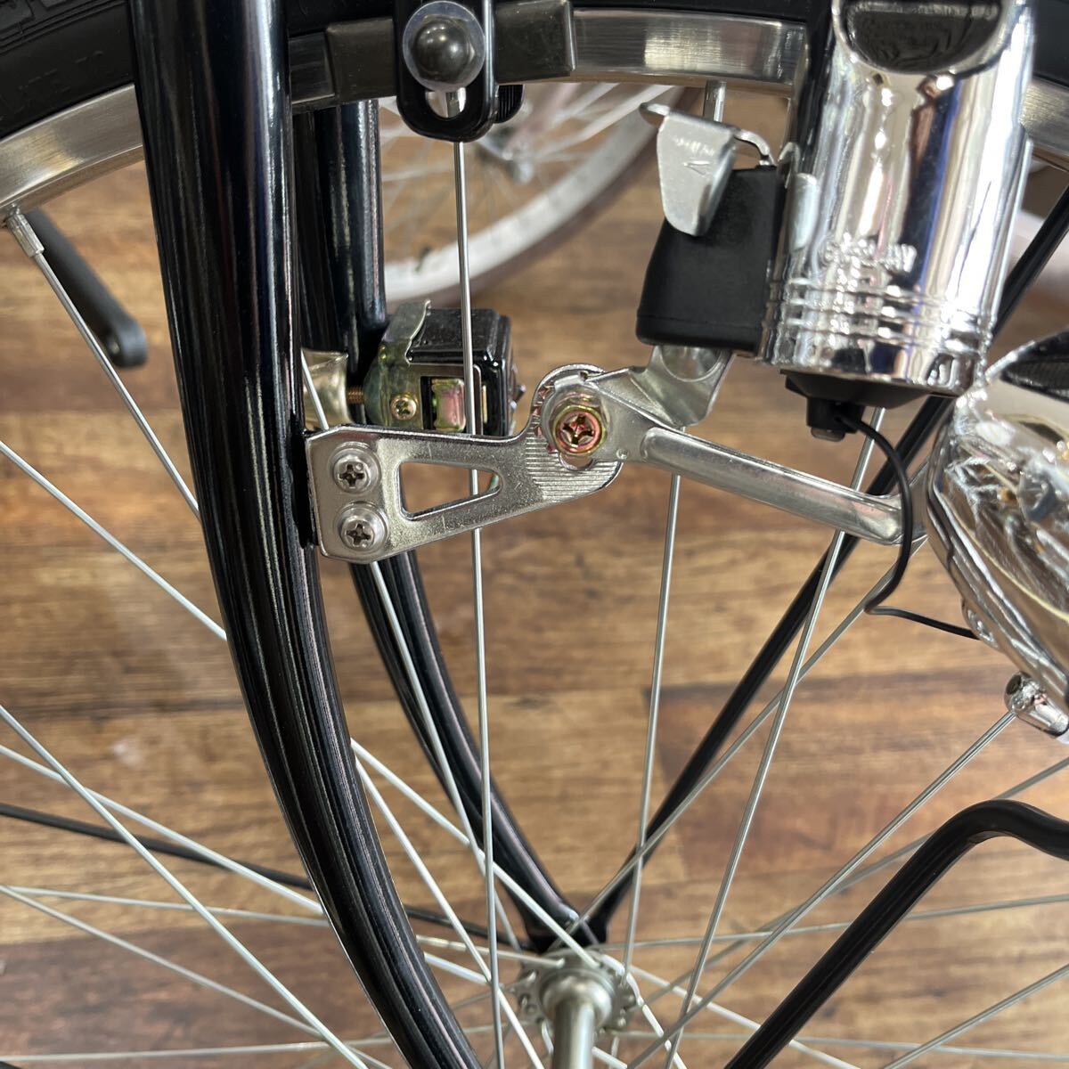 Yahoo!オークション - フロントフォーク ライト ランプ 取付 金具 ブ...