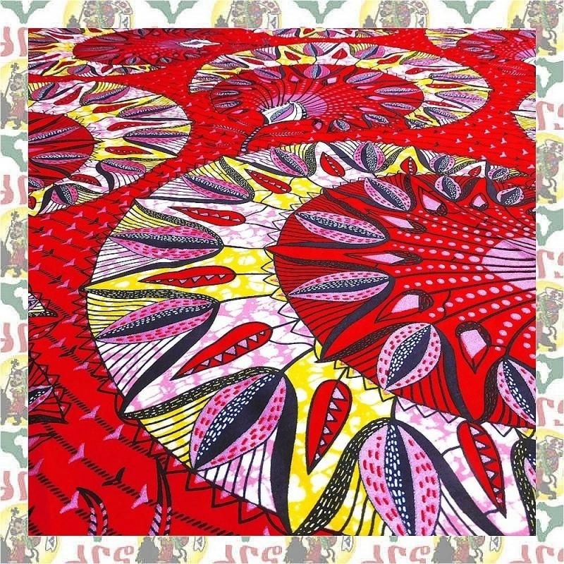 Yahoo!オークション - アフリカンプリント生地 barg-s35 アフリカ布 ア...