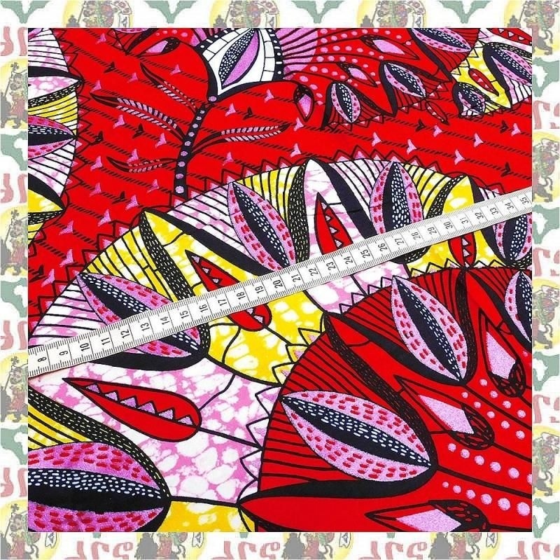 Yahoo!オークション - アフリカンプリント生地 barg-s35 アフリカ布 ア...