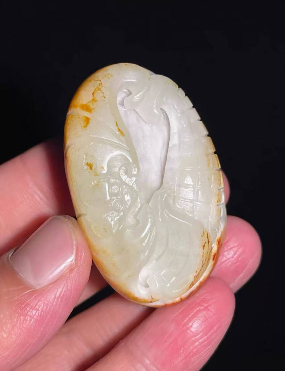 【樂淘letao】日本代購代標第一品牌－瑞獣 和田玉 老玉 古玉 時代物 中国古美術 骨董品本玉 置物 彫刻古玩 時代物旧家蔵出し