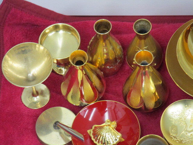 Yahoo!オークション - 金杯他 メッキ製品 おまとめ 詳細不明 約6.3Kg ...