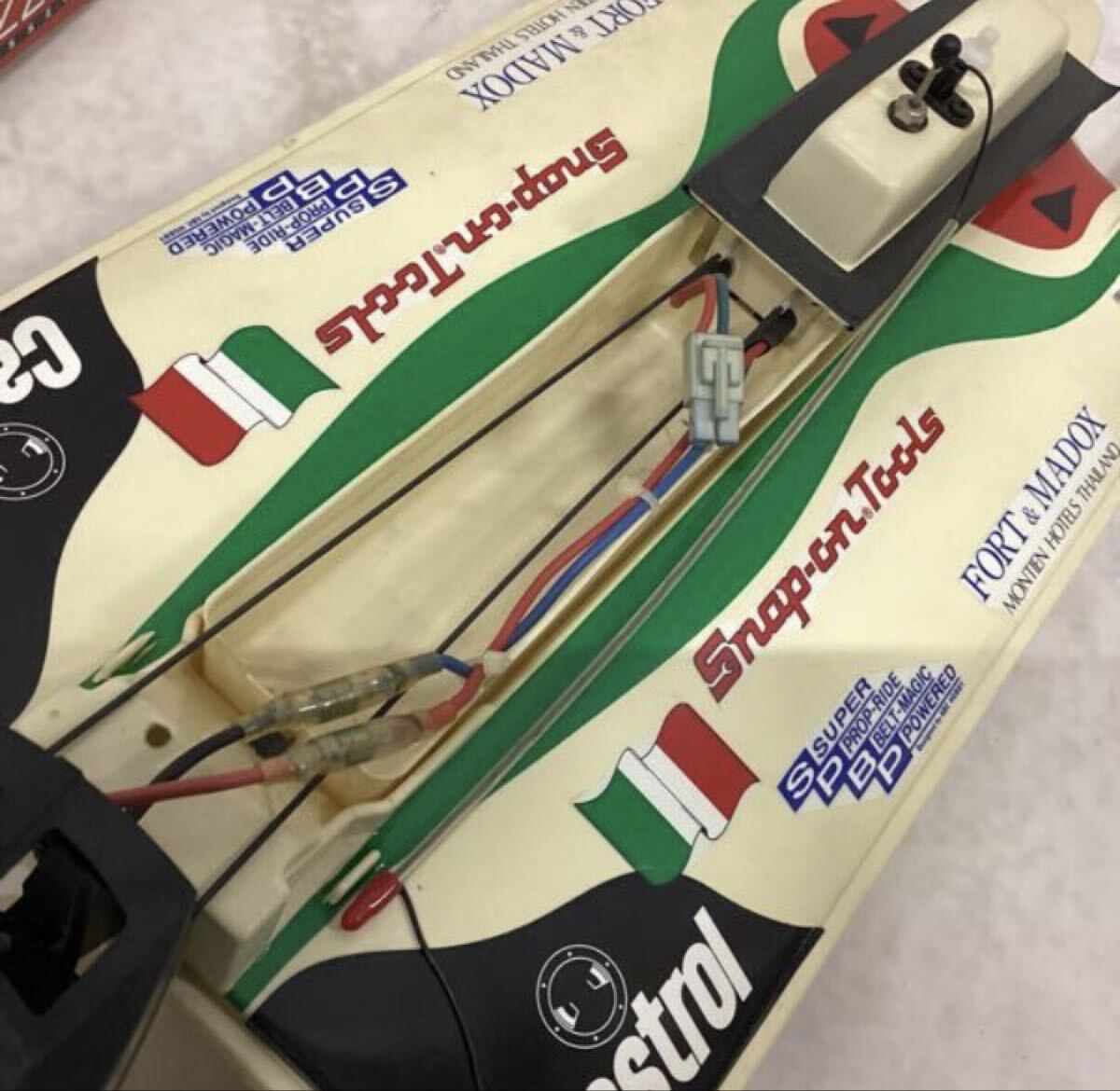 【樂淘letao】日本代購代標第一品牌－パワーボート ラジコン 京商? RC 飾り台座付き