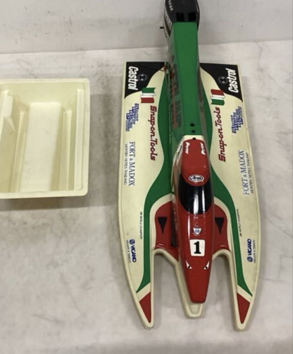 【樂淘letao】日本代購代標第一品牌－パワーボート ラジコン 京商? RC 飾り台座付き