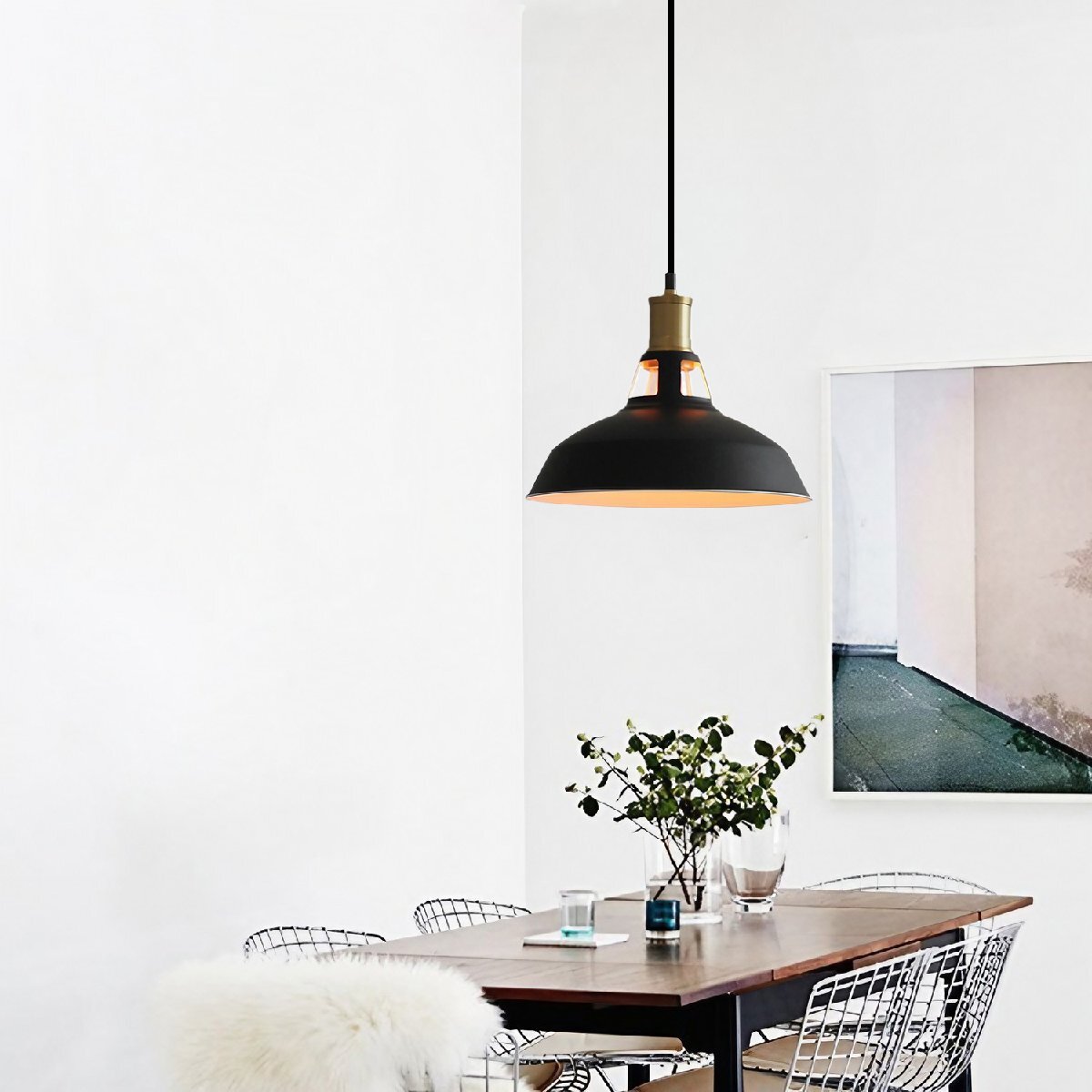 Yahoo!オークション - ペンダントライト 1灯 真鍮 E26 引掛けシーリン...