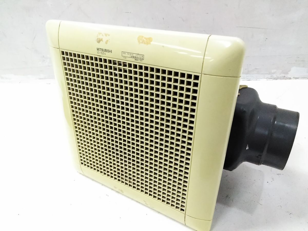 Yahoo!オークション - D MITUBISHI 三菱 ダクト用換気扇 VD-15ZF 4 浴...