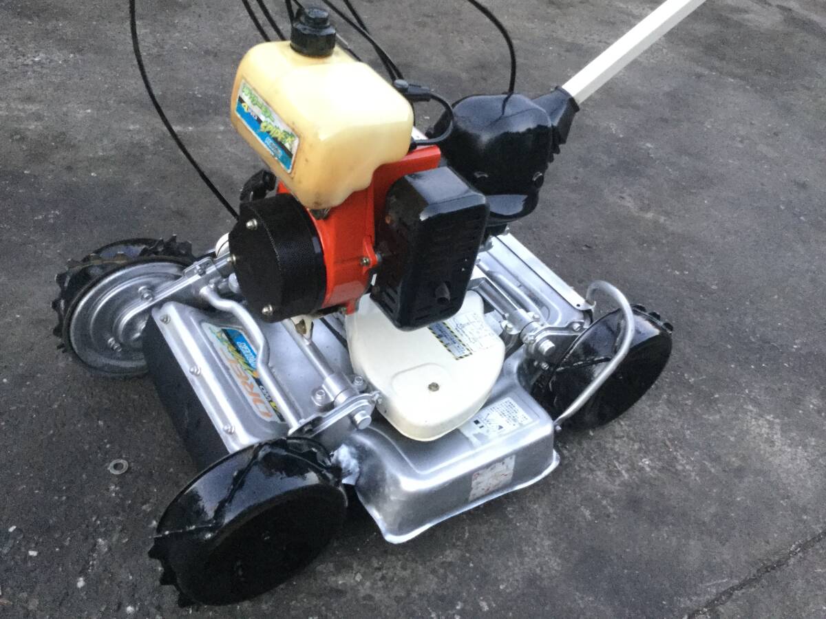 Yahoo!オークション - 草刈り機 自走式 SP850（混合ガソリン50 1） 4WD...