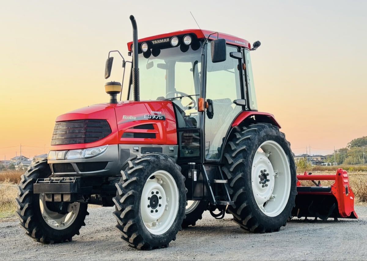 Yahoo!オークション - ヤンマートラクター EG775 75馬力 使用時間977H ...