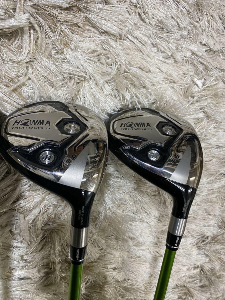 【樂淘letao】日本代購代標第一品牌－j2135 ホンマ HONMA TOUR WORLD TW727 9.5° 5W 18° 7W 21° 3W 15° 4本セット VIZARD