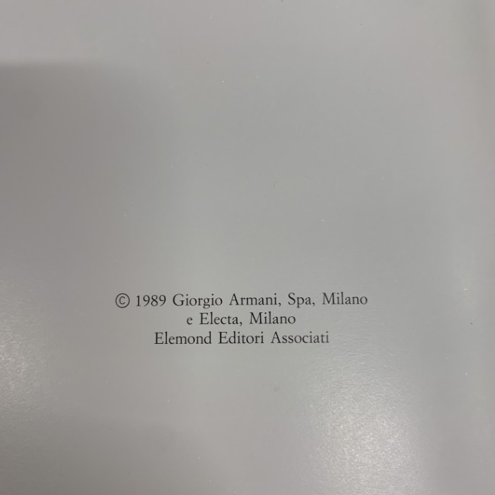 Yahoo!オークション - 01)【1点限り 】ジョルジオアルマーニ図録/GIOR...