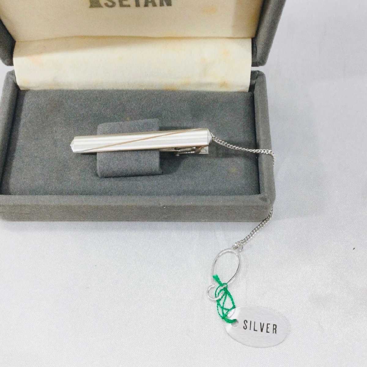 Yahoo!オークション - ネクタイ ネクタイピン メンズ シルバーピン ビ...