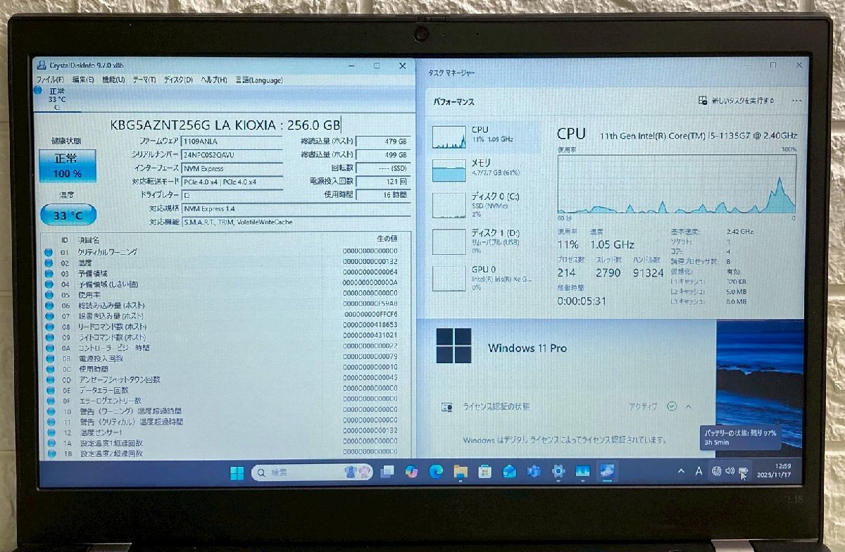 Yahoo!オークション - 1円～ LENOVO ThinkPad L15 Gen2 / 第11世代 Cor...