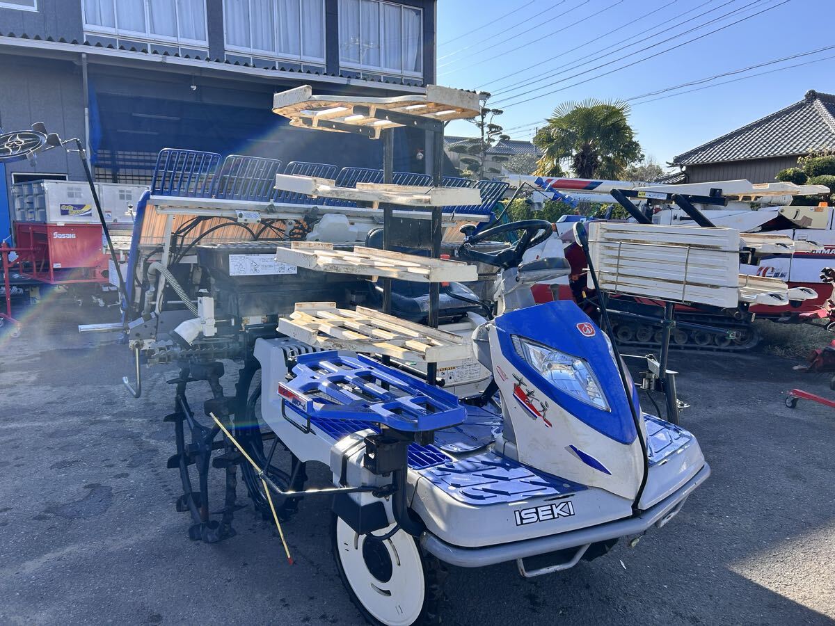 Yahoo!オークション - イセキ 田植機 NP70G LF8 ガソリン 7条 759時間 ...