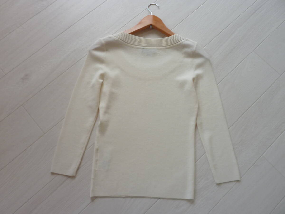 Yahoo!オークション - EPOCA エポカ ニット 40 オフホワイト 半端袖 日...