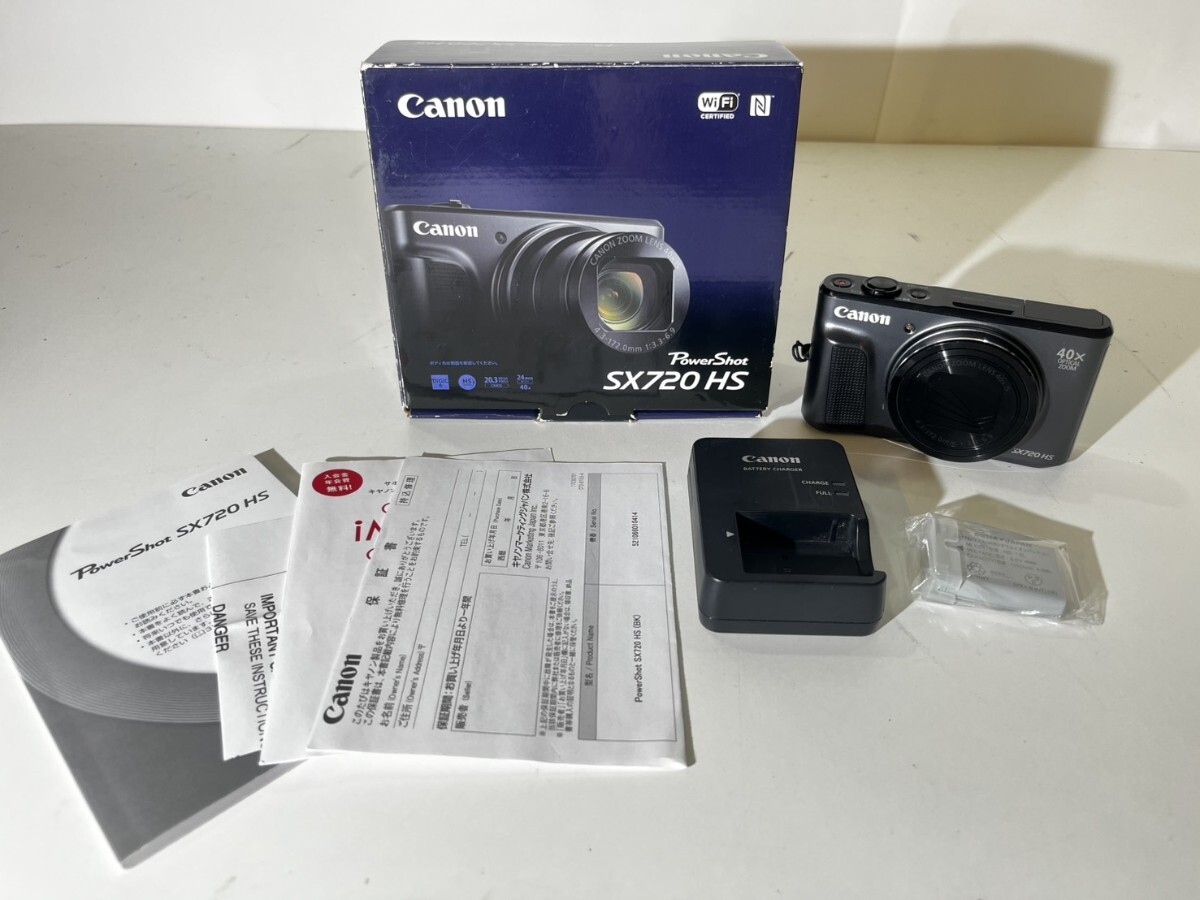 Yahoo!オークション - Canon キャノン Power Shot SX720HS ブラック 元...