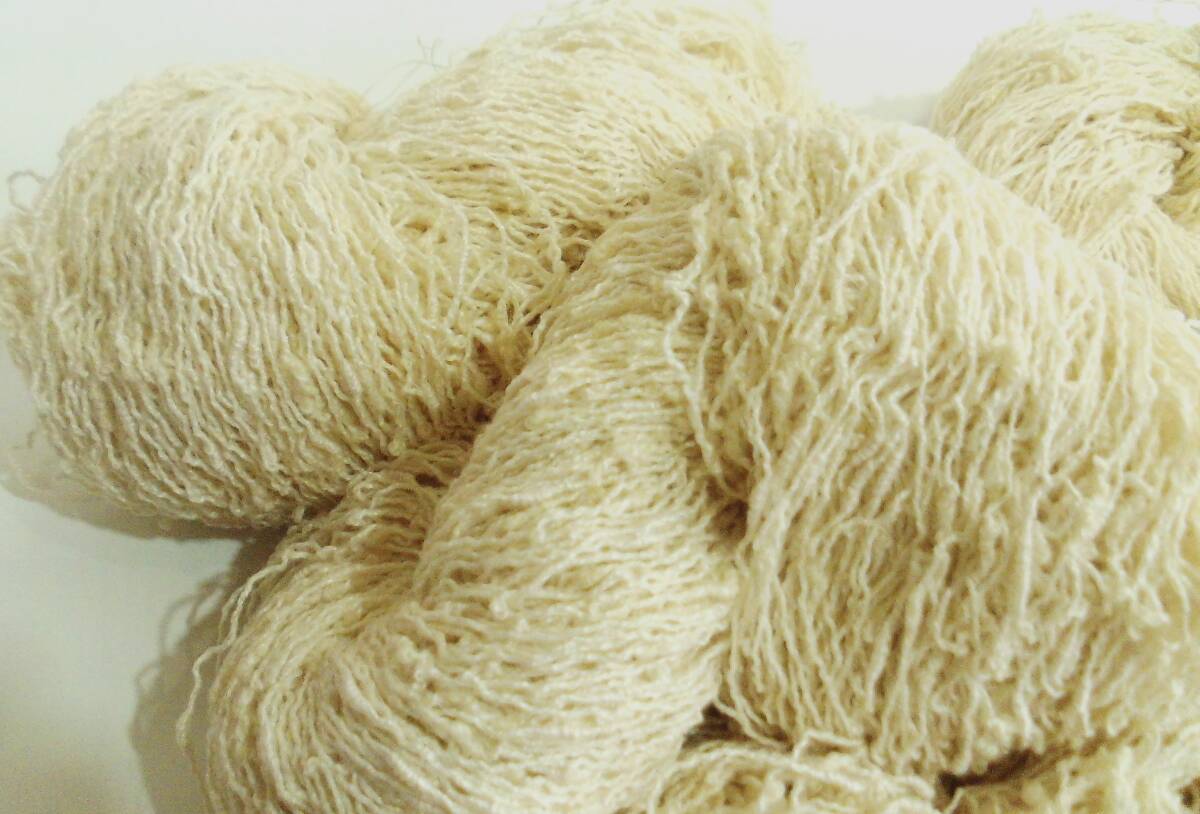Yahoo!オークション - ウール生成り糸No.14