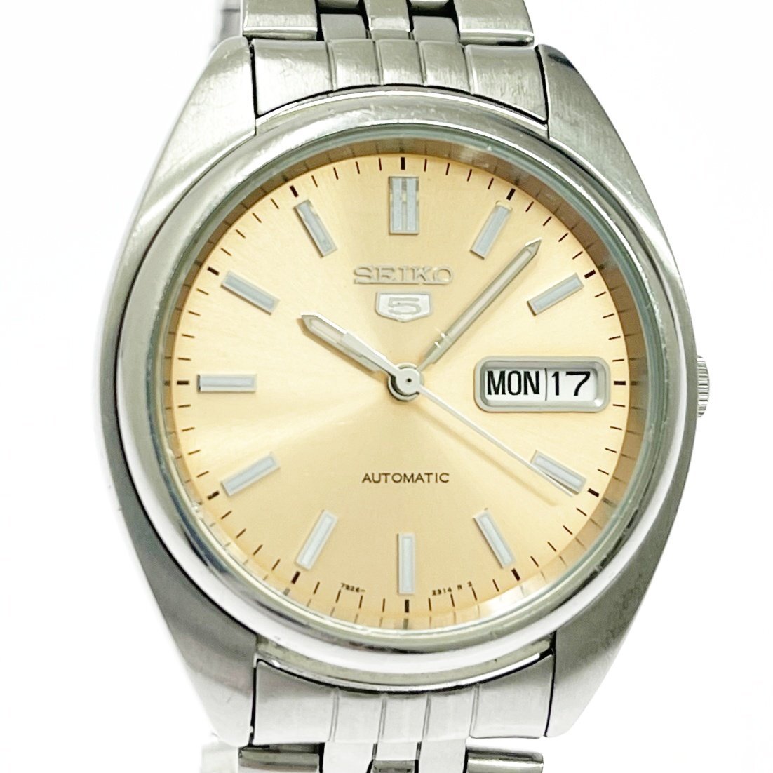 Yahoo!オークション - SEIKO セイコー 7S26-0430 セイコー5 デイデイト...