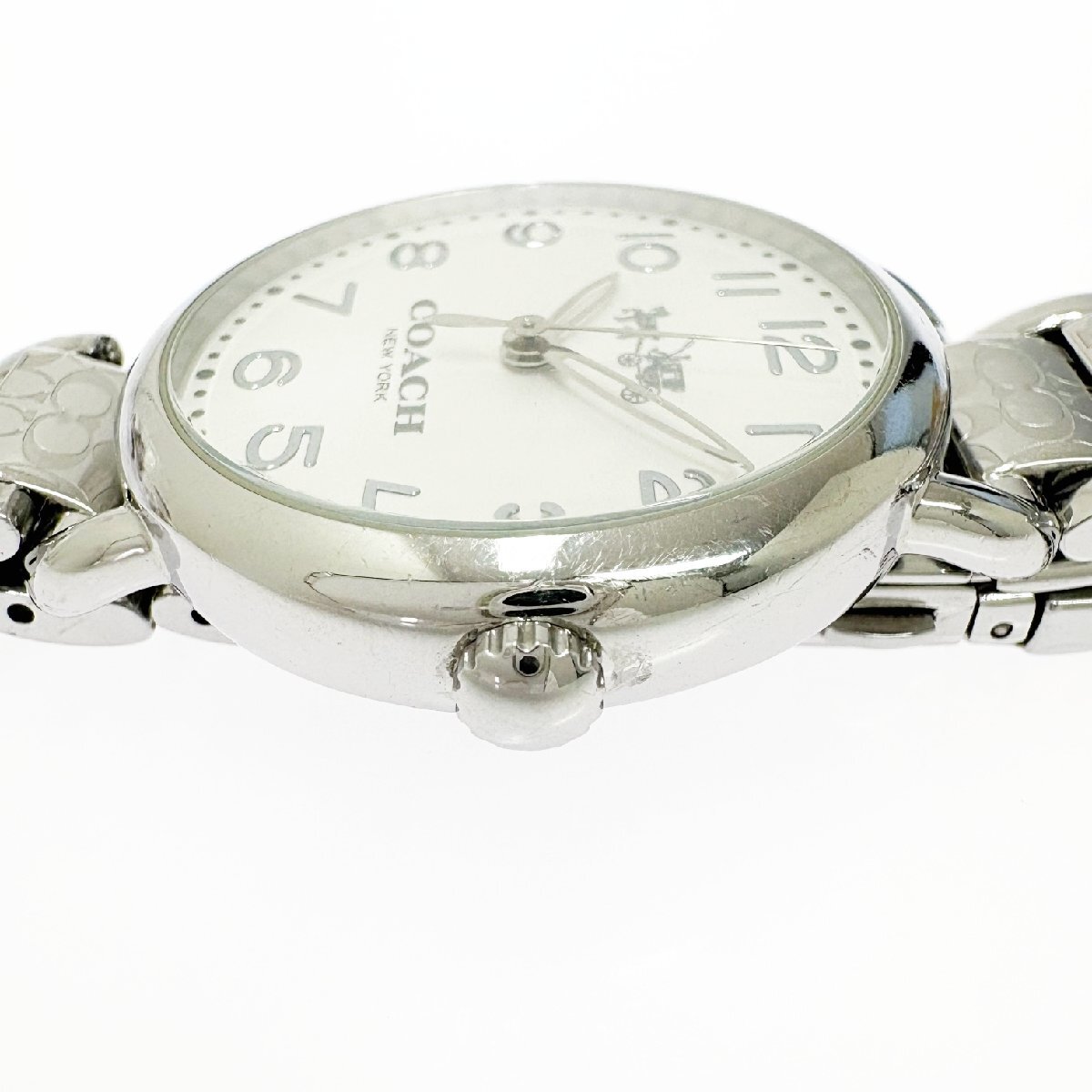 Yahoo!オークション - COACH コーチ CA.97.7.14.1168 SS シルバー文字...