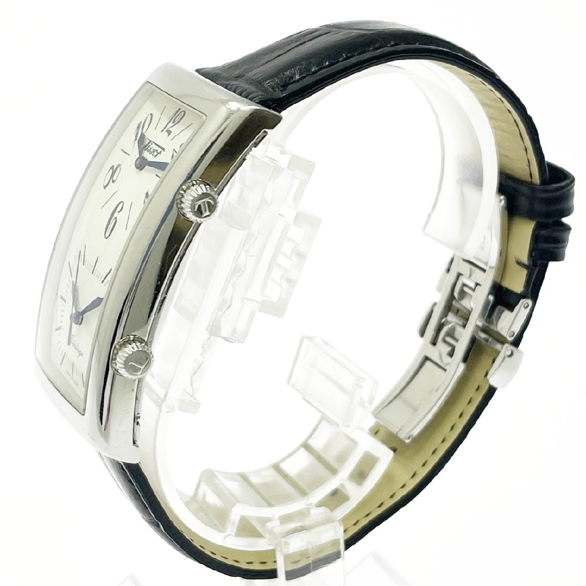 Yahoo!オークション - TISSOT ティソ Z182/282 ヘリテージ バナナウォ...