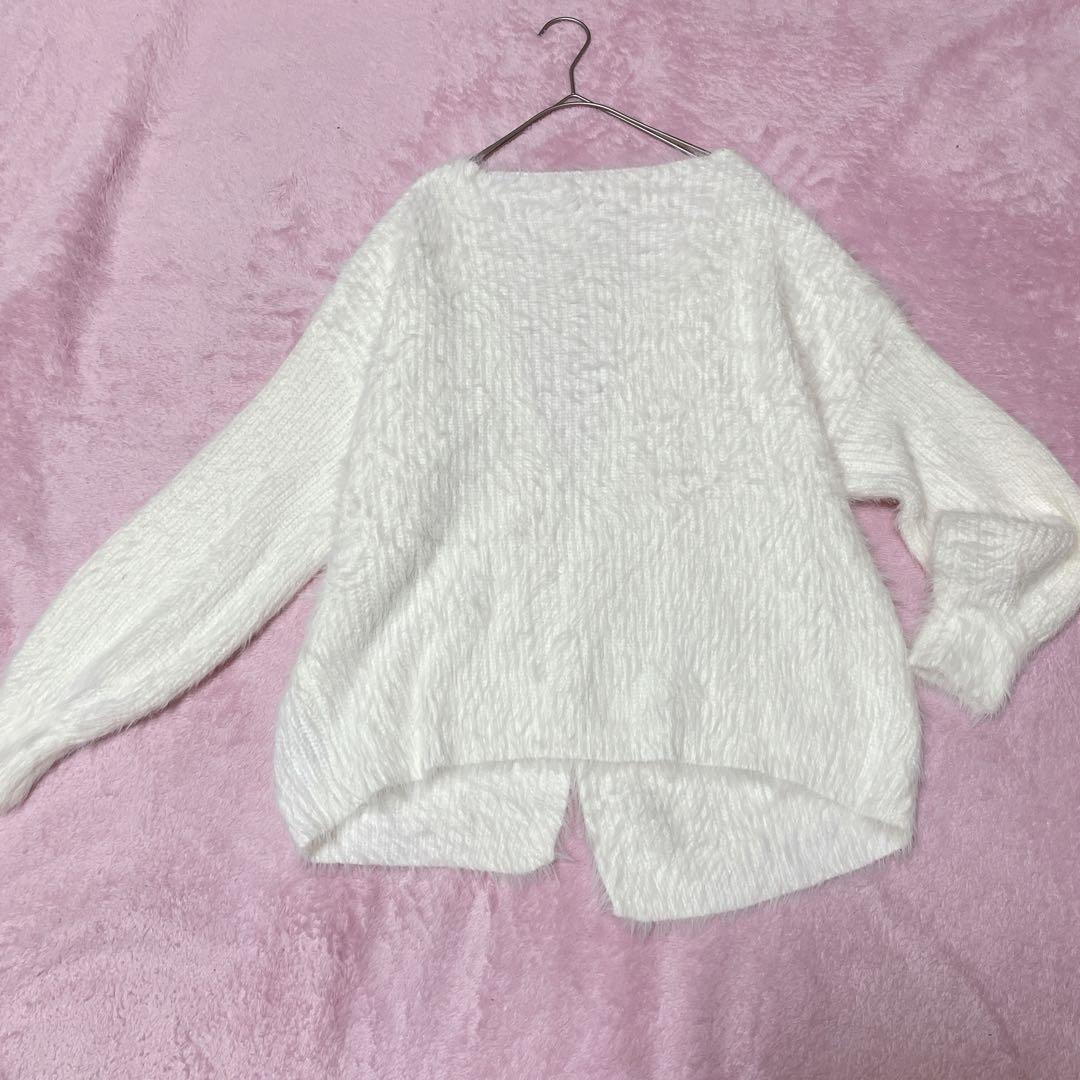 Yahoo!オークション - GRLグレイルカーディガン ホワイト（F）上品 清...