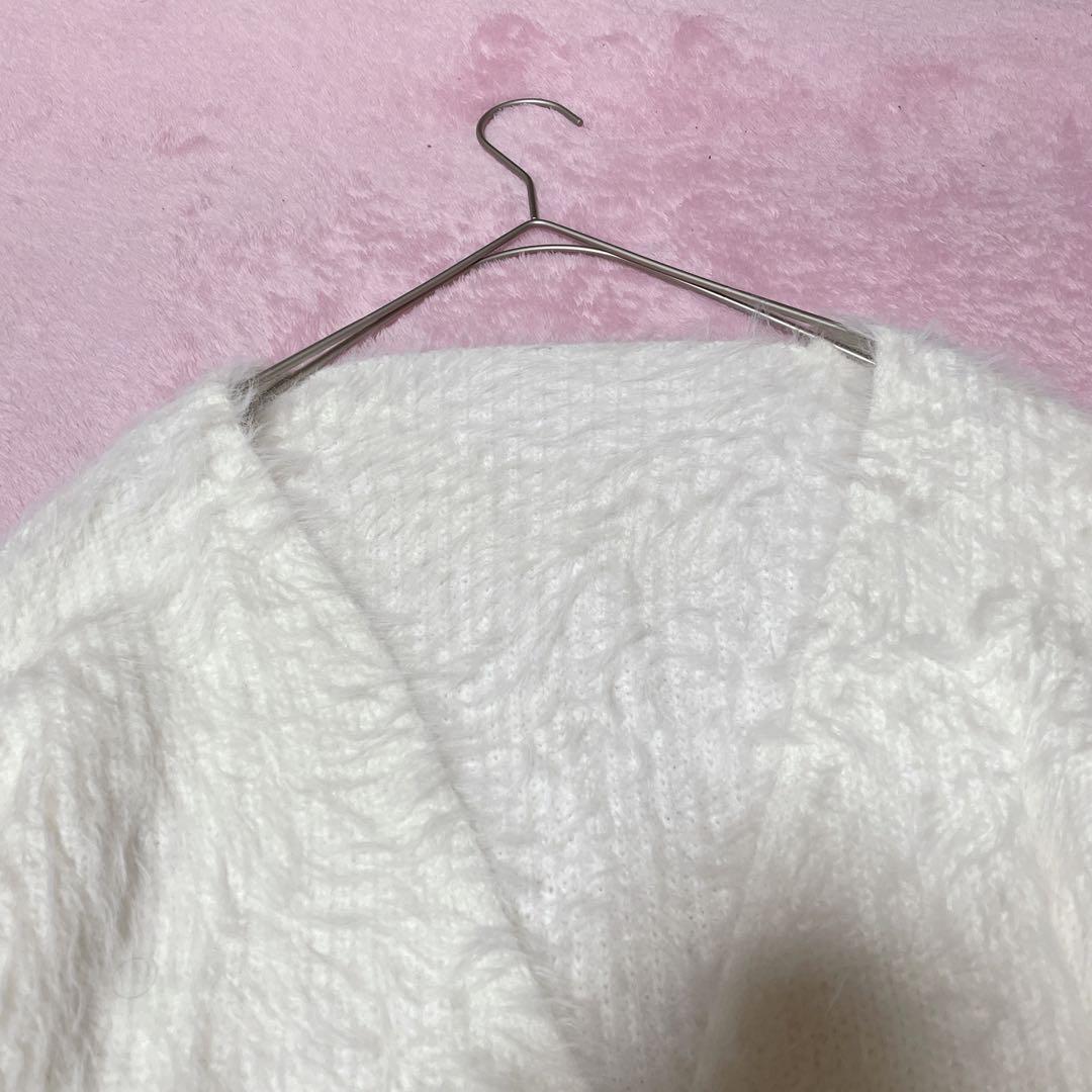 Yahoo!オークション - GRLグレイルカーディガン ホワイト（F）上品 清...