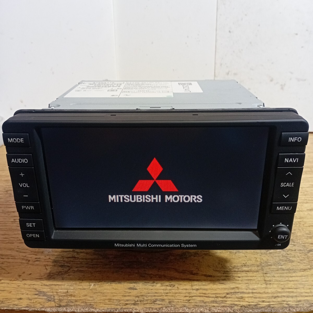 Yahoo!オークション - 三菱純正ナビ J-04 2008年度地図データ(管理番号...