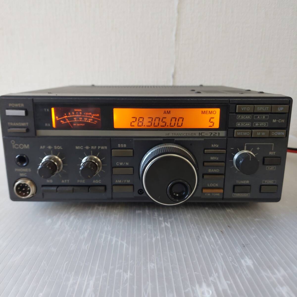 Yahoo!オークション - アイコム IC-721 100W機 ゼネカバ改造 28MhzもOK...