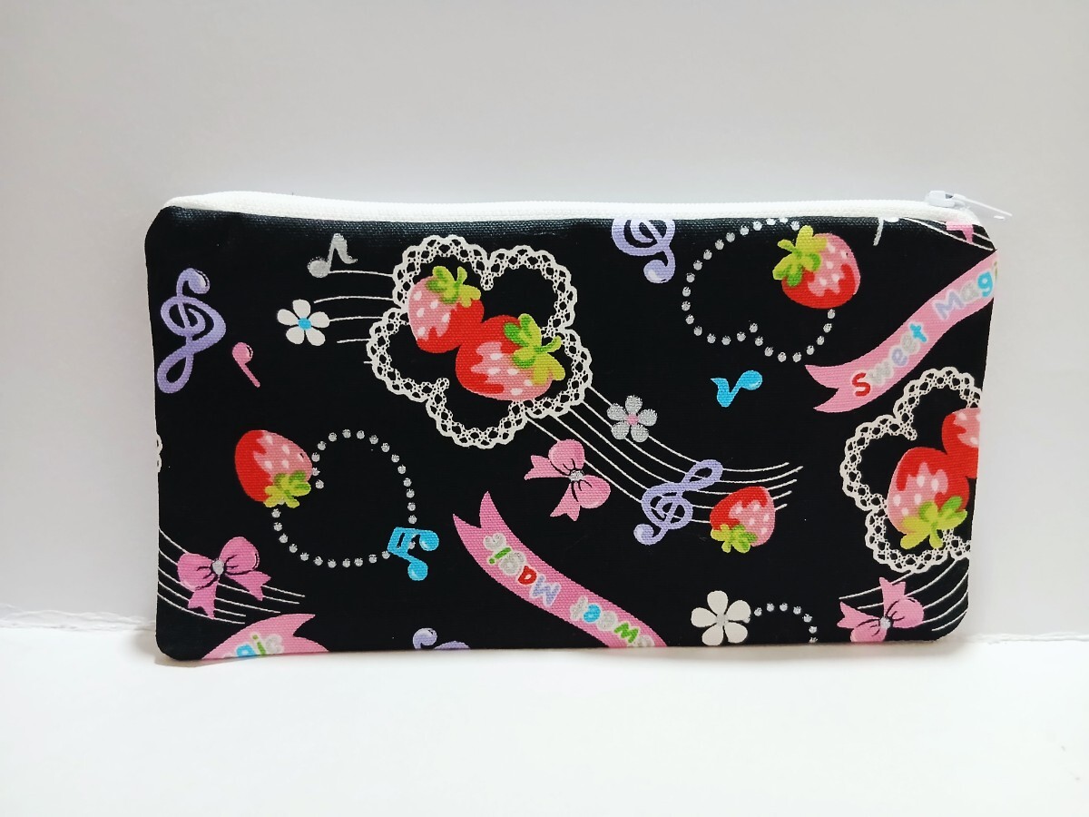 Yahoo!オークション - ハンドメイド 横長フラットフリーポーチ33