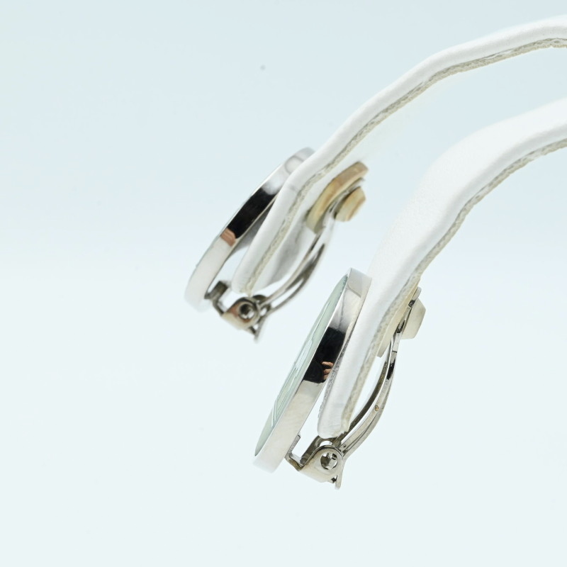 Yahoo!オークション - HERMES エルメス コロゾ メタル イヤリング グリ...