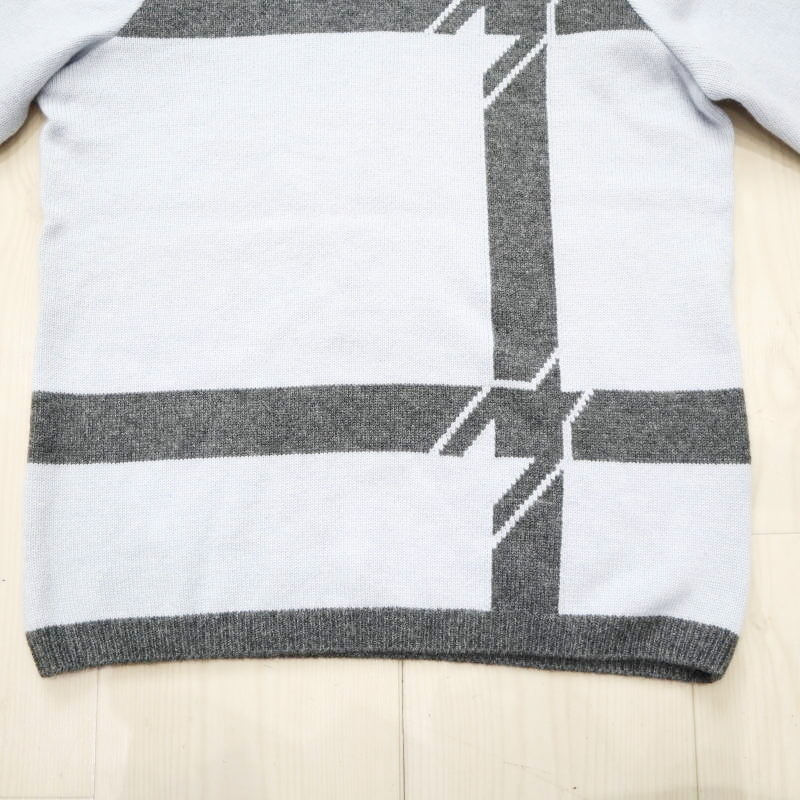 Yahoo!オークション - M06-k070 Leilian レリアン デザイン柄 カシミヤ...