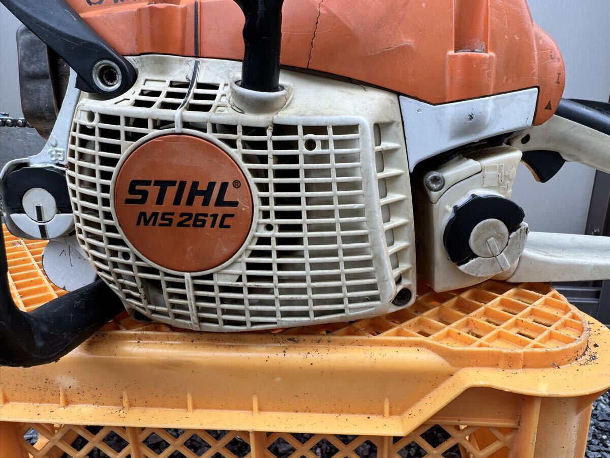 Yahoo!オークション - STIHL スチール 実働 ms261c-m エンジンチェーン...