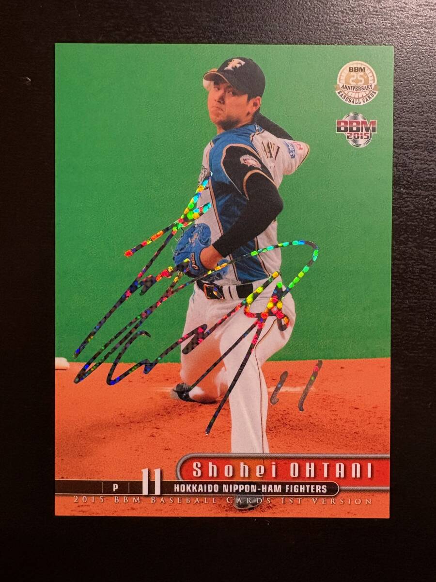 【樂淘letao】日本代購代標第一品牌－【50枚限定!】2015年 BBM 1st 大谷 翔平 50枚限定シリアルナンバー入り ホログラムサイン 056 Ohtani